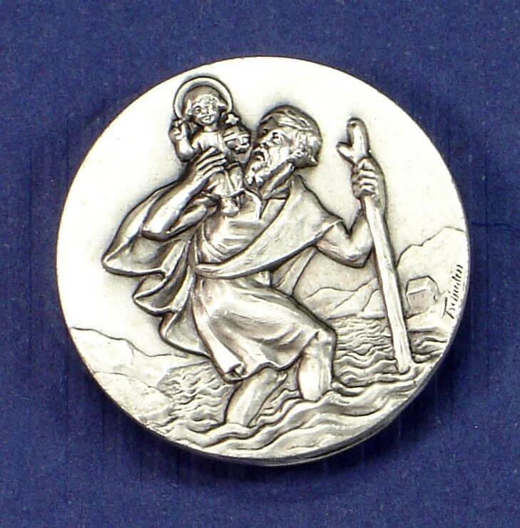 Christophorus-Plakette - Groß & Schlicht