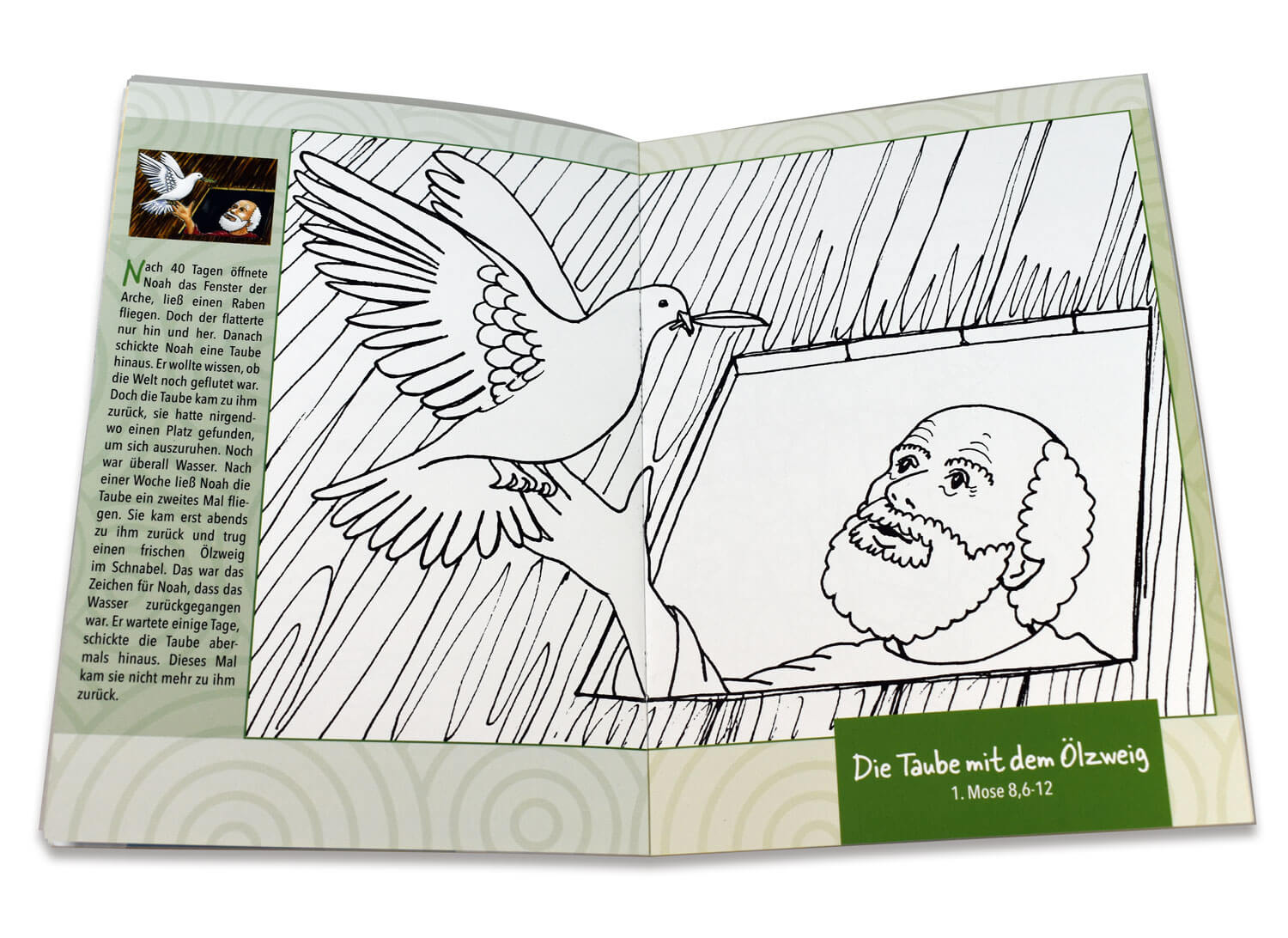 Mal- und Leseheft - Die Bibelgeschichte Arche Noah